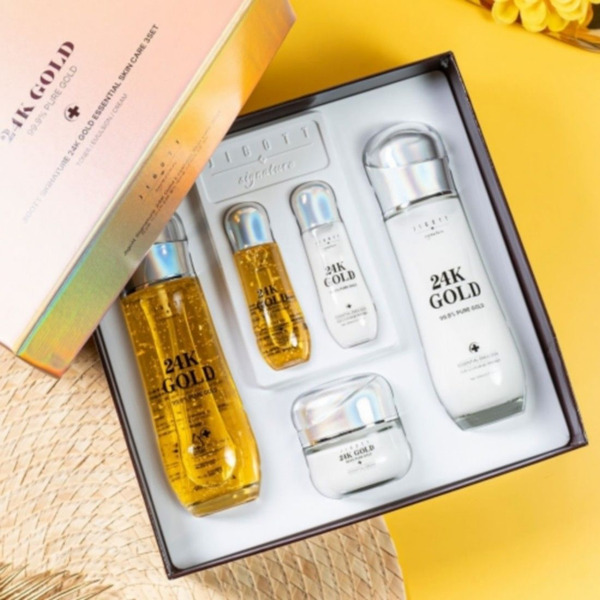 Jigott Signature 24K Gold Essential Skin Care 3Set